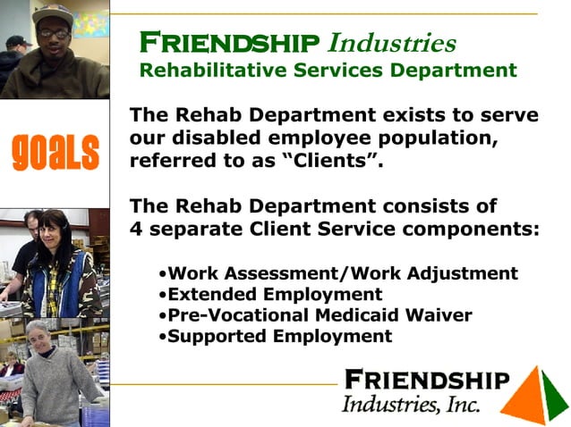 Module 3-Friendship Ambassadors Rehab/Human Resources | PPT