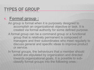 GROUP BEHAVIOR AND TEAM DEVELOPMENT | PPTX