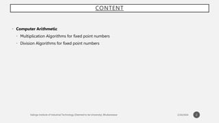 Module 3 of computer organization and architecture | PPTX