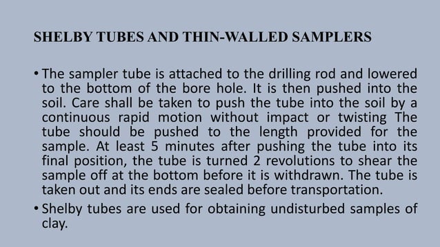 Module- 3 Subsurface Investigation.pptx | Civil Engineering Industry ...