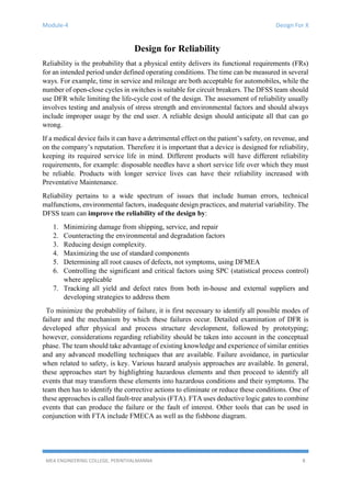 Module 4: Design For X | PDF