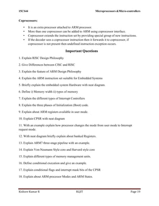 15CS44 MP & MC Module 4 | PDF
