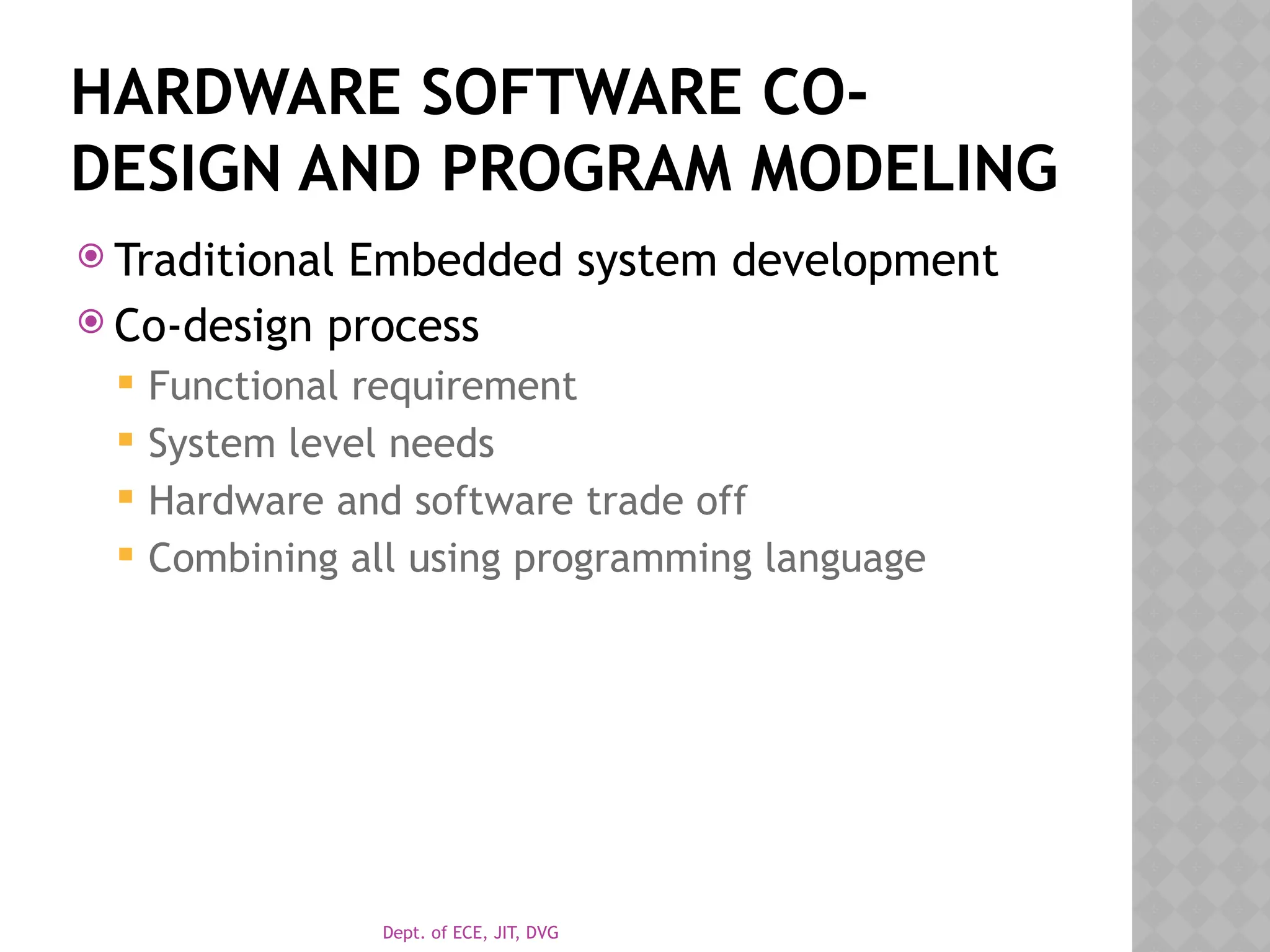 Embedded system design concepts-Characteristics quality attributes | PPT