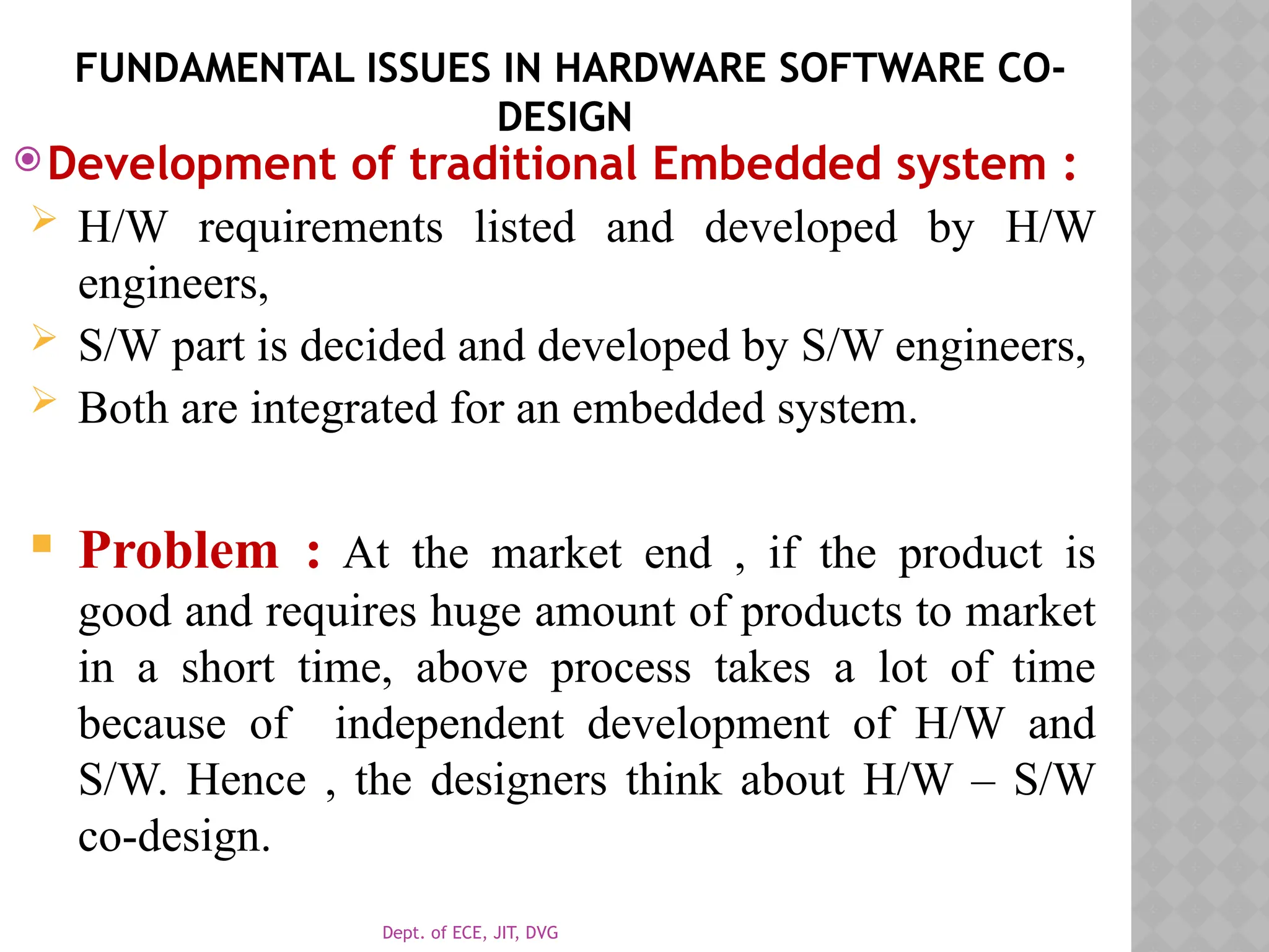 Embedded system design concepts-Characteristics quality attributes | PPT