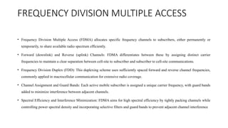 Multiple Access Techniques: FDMA, TDMA, CDMA, SDMA, Hybrid Multiple ...