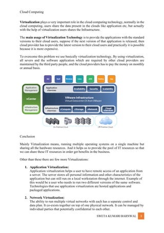 Virtualization - cloud computing | PDF