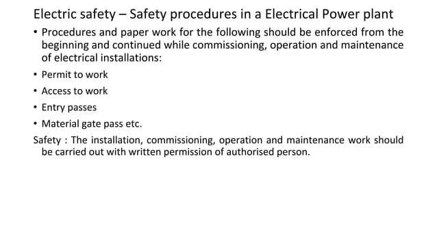 Module-4-Electrical Safety in industrial safety | PPSX
