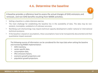 Module 4: Measurement, Reporting and Verification (MRV) for an AFOLU ...