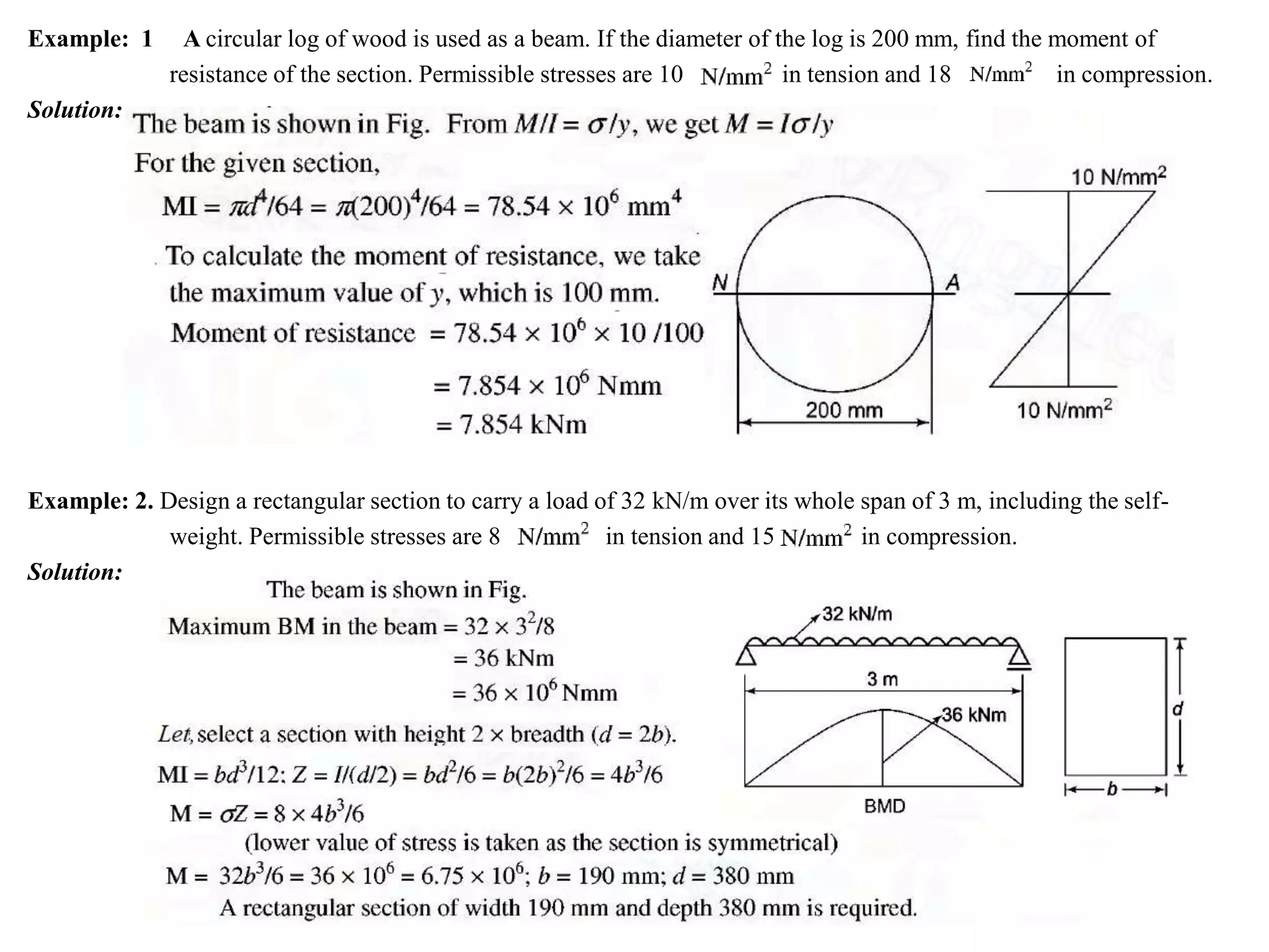 Module 4 flexural stresses- theory of bending | PPTX