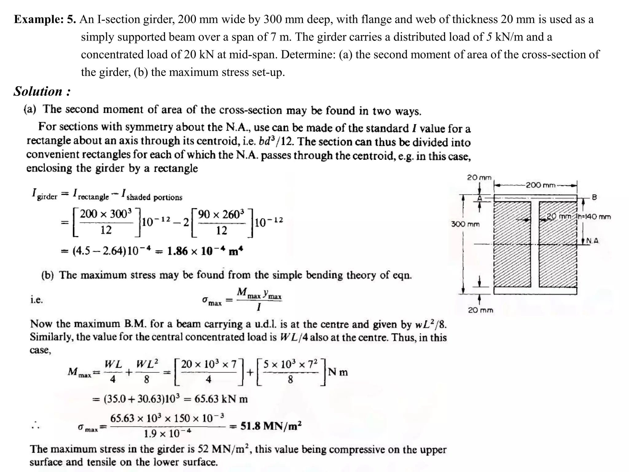 Module 4 flexural stresses- theory of bending | PPTX