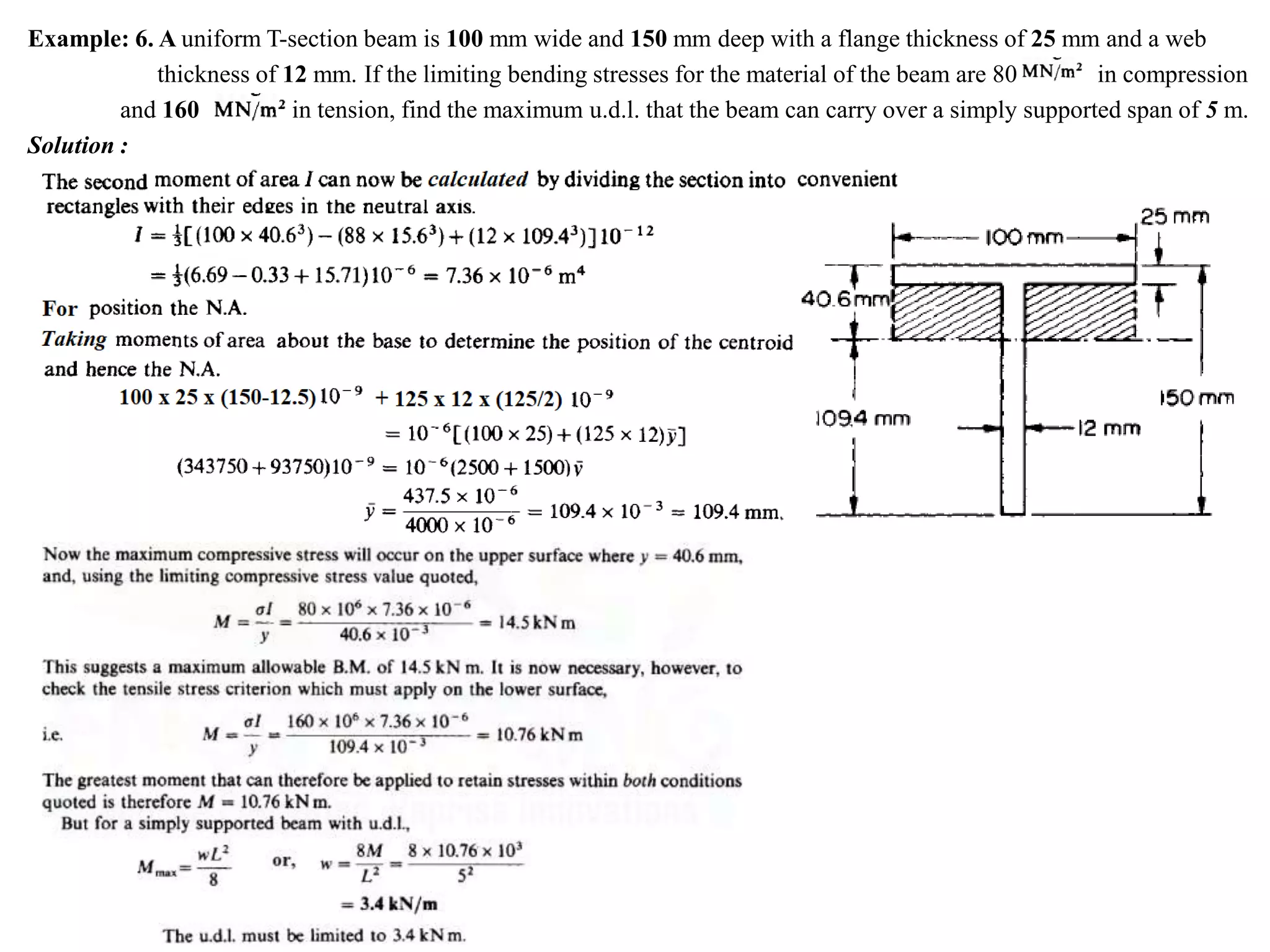 Module 4 flexural stresses- theory of bending | PPTX