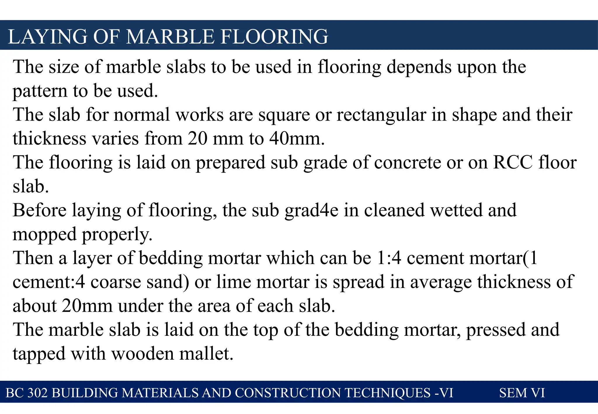 MODULE - 4 Flooring Finishes for learning.pptx