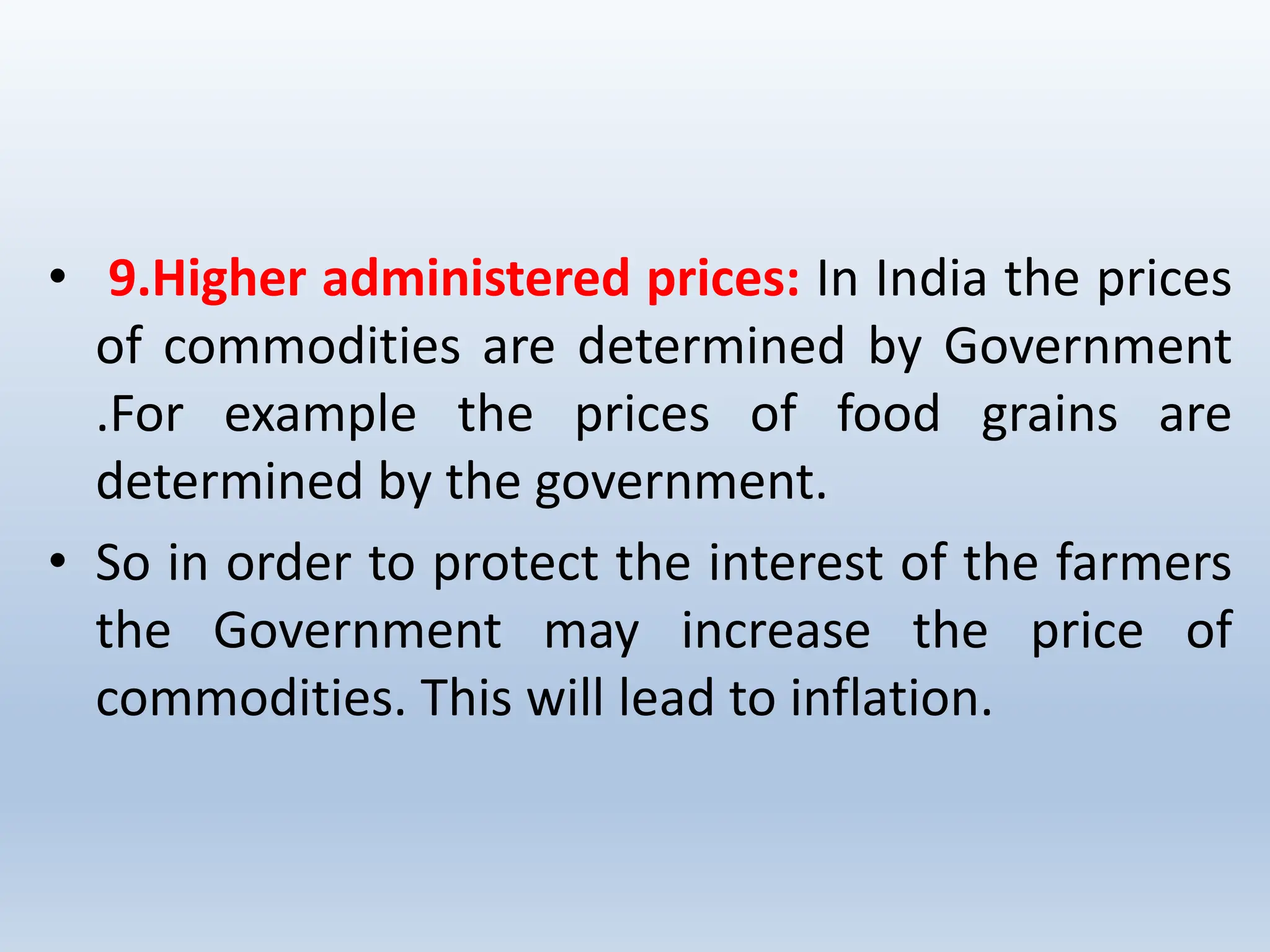 Inflation in Economics - Types, Properties, Methods to overcome | PPT
