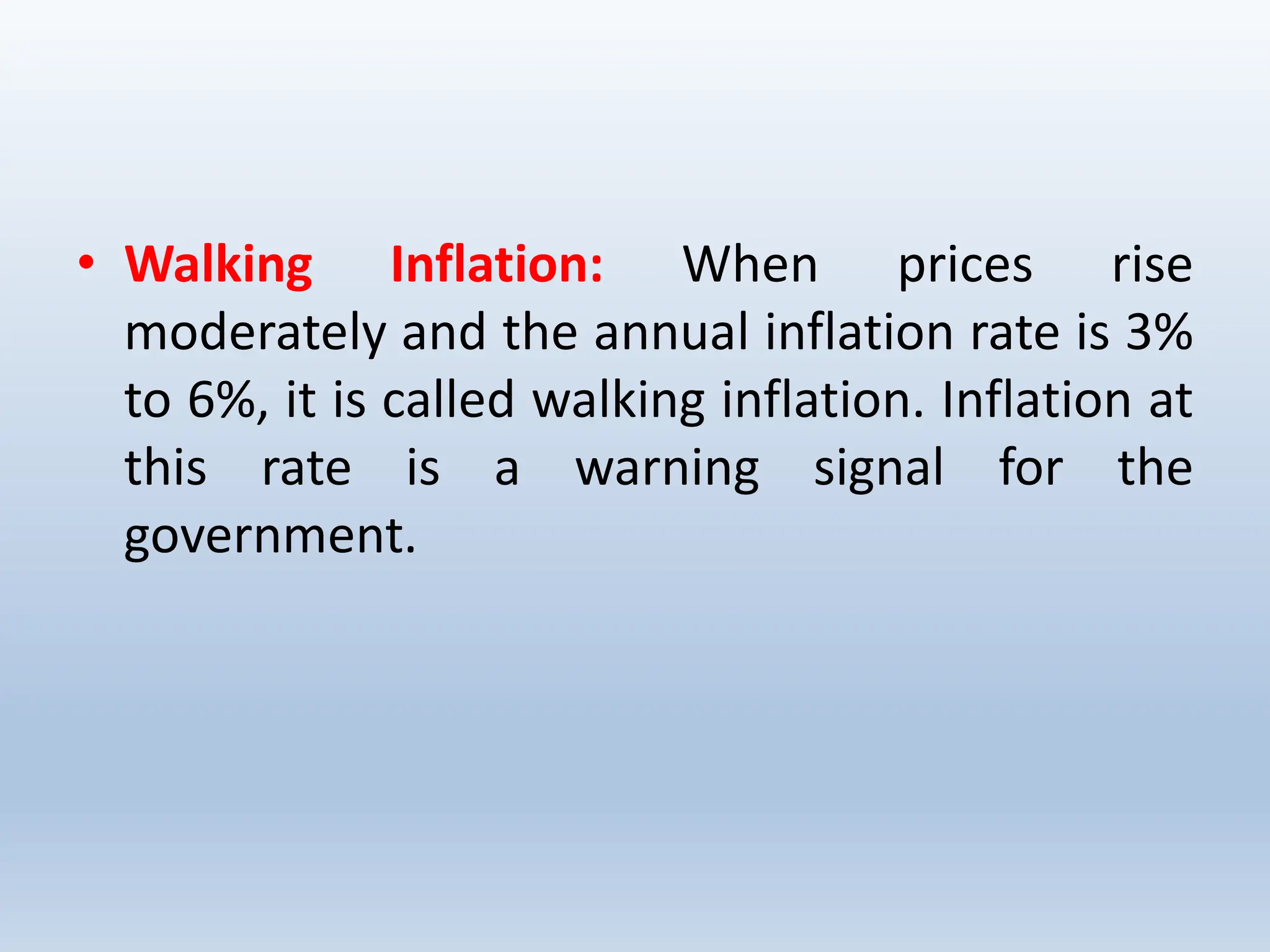 Inflation in Economics - Types, Properties, Methods to overcome | PPT
