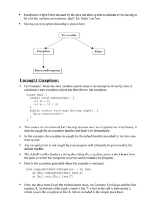 Module-4 Java Notes.docx notes about java | PDF