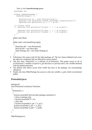 Module-4 Java Notes.docx notes about java | PDF