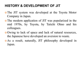 Module-4 JIT.ppt | Mechanical and Industrial Engineering Industry ...