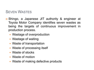 Module-4 JIT.ppt | Mechanical and Industrial Engineering Industry ...
