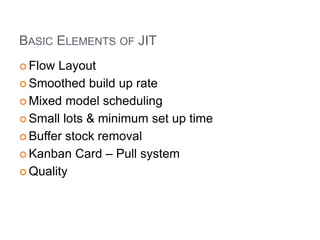 Module-4 JIT.ppt | Mechanical and Industrial Engineering Industry ...