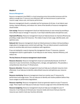 Module -4 Resource Management.pdf