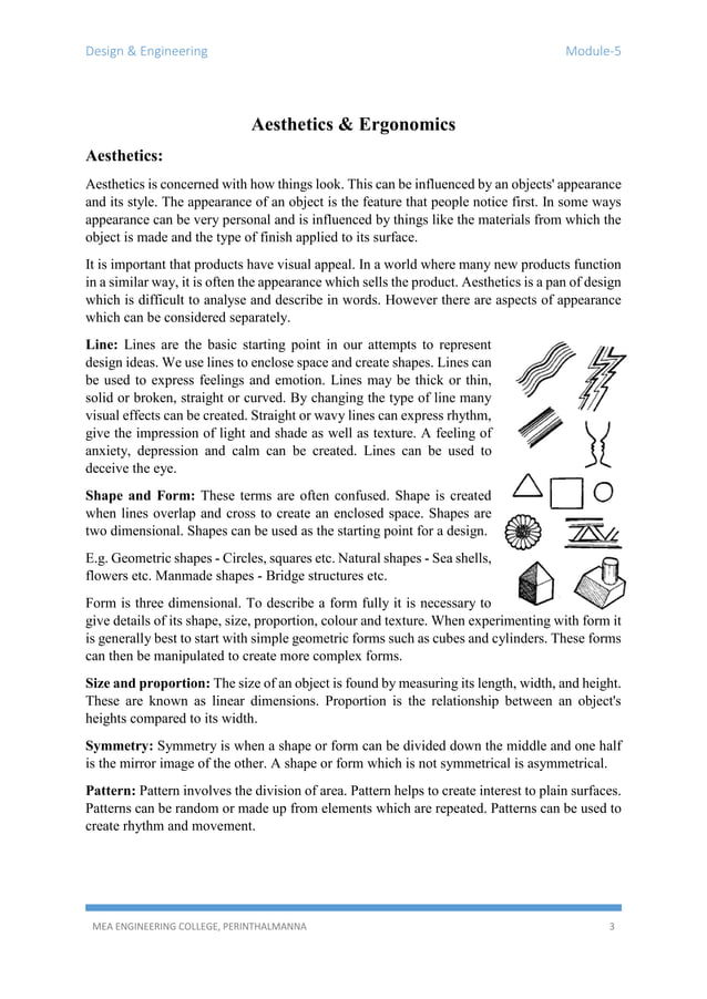 Design and Engineering-Module 5: User Centered and Product Centered Design, Cultural Influence ...
