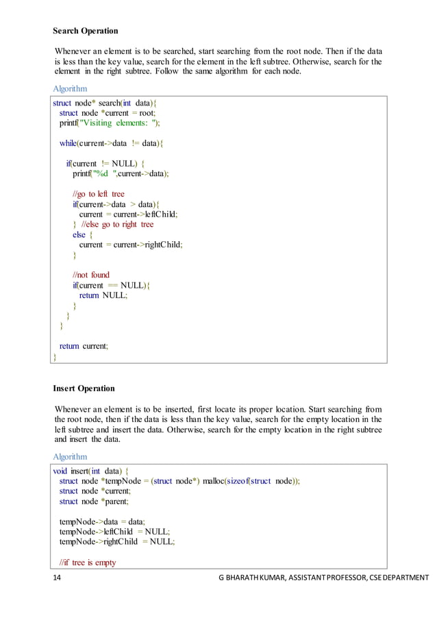 Trees And Graphs In Data Structures And Algorithms Docx Geology