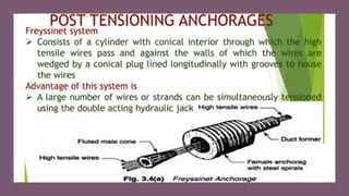 Anchorage methods in Prestressed concrete | PPTX