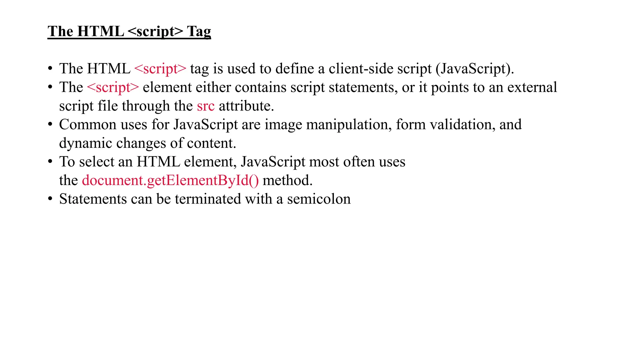 Introduction to JavaScript, functions, DOM | PPT Introduction to JavaScript, functions, DOM | PPT