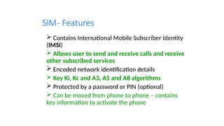 Global System for Mobile (GSM): GSM Network Architecture, GSM ...