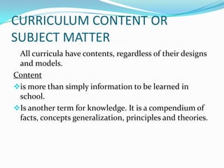 Module 5-curriculum | PPT