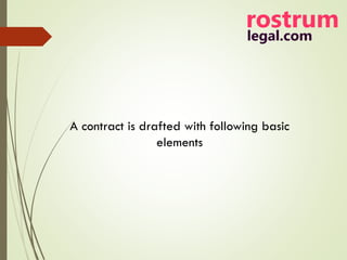 Module 5 How to Draft a Contract | PPT
