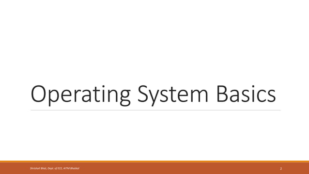 Module 5 Rtos And Ide For Embedded System Design 1pdf Operating Systems Computer Software