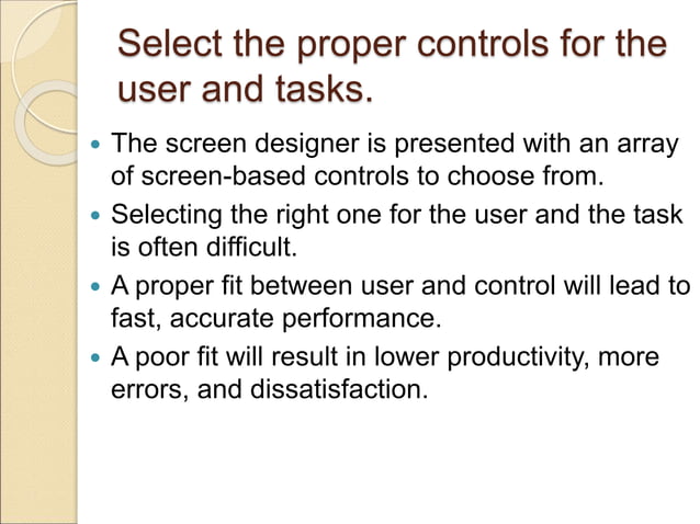 Module-5-screen based control.ppt | Operating Systems | Computer Software and Applications