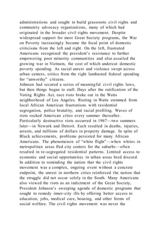 Module 5 american-yawp-the-sixties.htmlthe american yawp the si | PDF