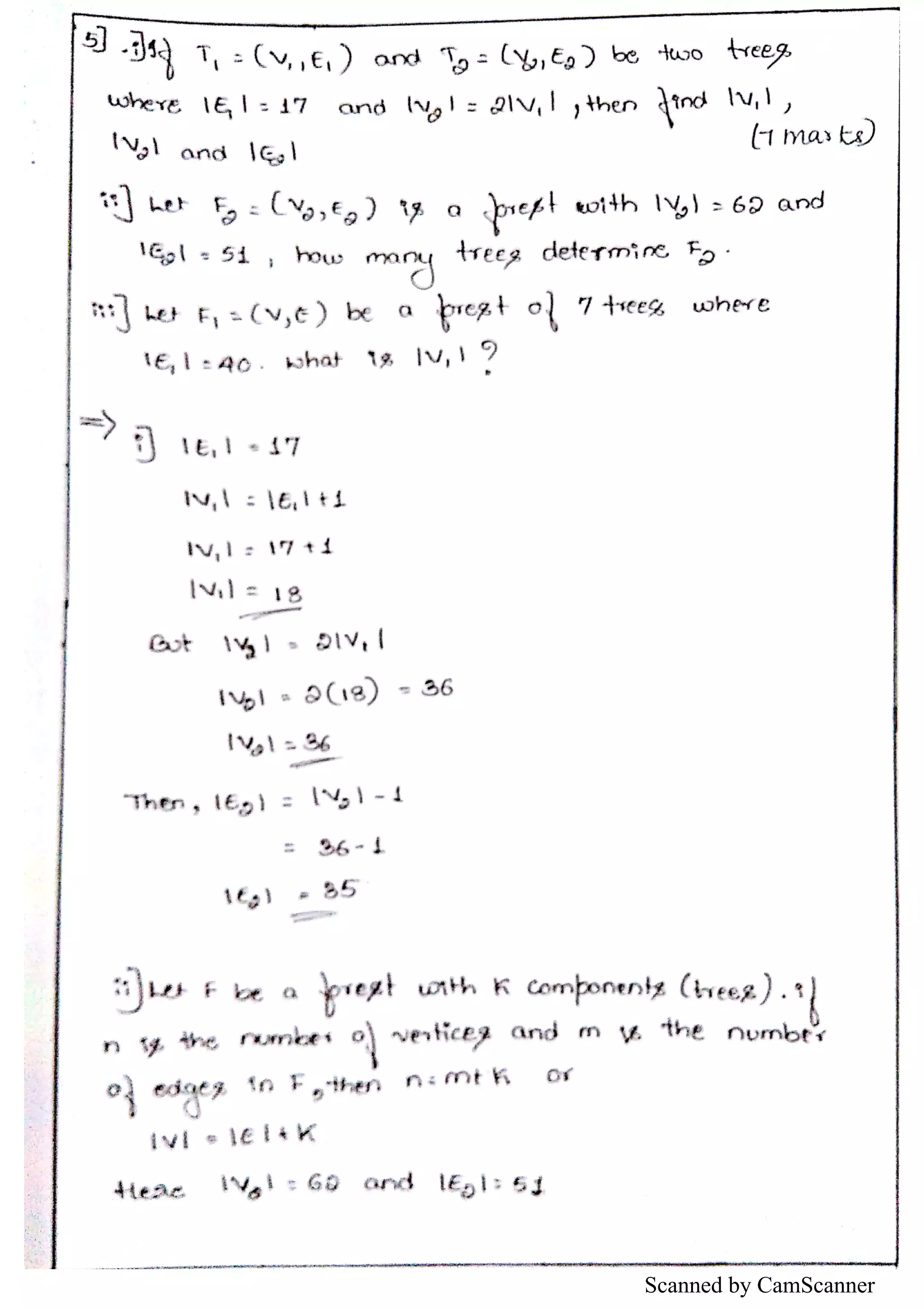 Module 5 dms solved papers | PDF