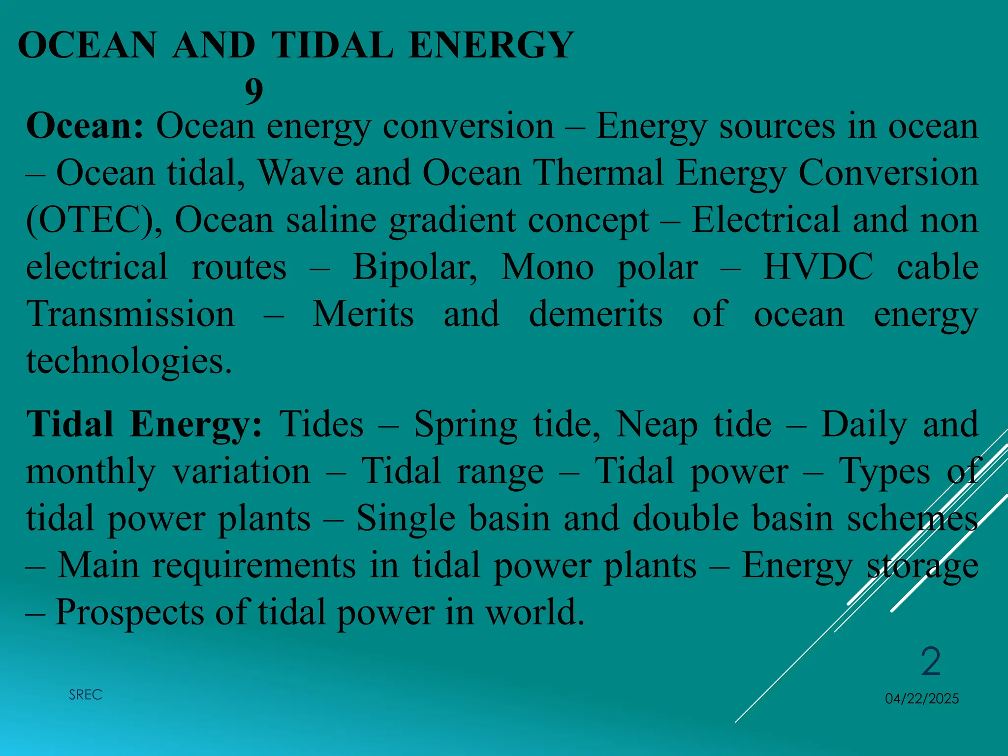 Module-5 Ocean and Tidal energy .pptx