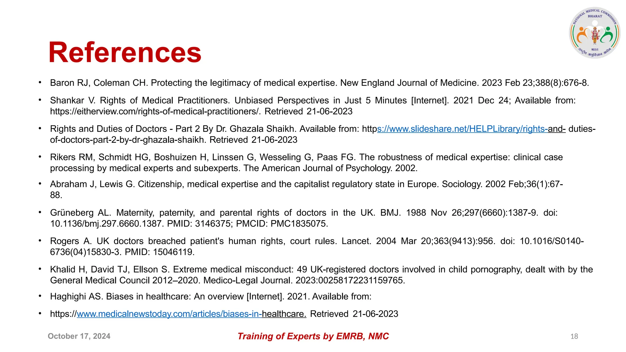 Module-5 Roles and Responsibilities of Medical Expert.pptx