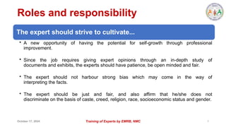 Module-5 Roles and Responsibilities of Medical Expert.pptx