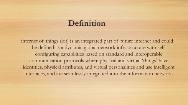 Design and Engineering-Module-6: Internet of Things, IPR, Product Liability | PPT