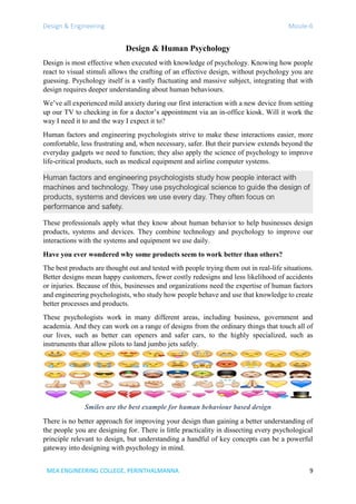 Design and Engineering-Module 6:Modular Design, Design Optimization, Internet of Things, IPR ...