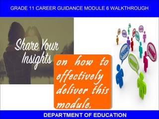 CGP Module 6: Up, Up in the Ladder of My Career | PPT