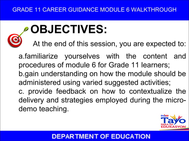 CGP Module 6: Up, Up in the Ladder of My Career | PPT | Career Planning ...