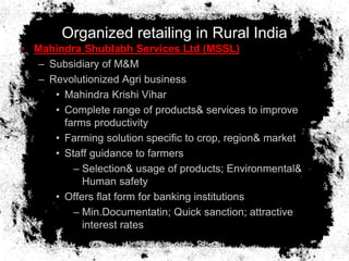 Latest Rural Retailing - Corporate Examples | PPT