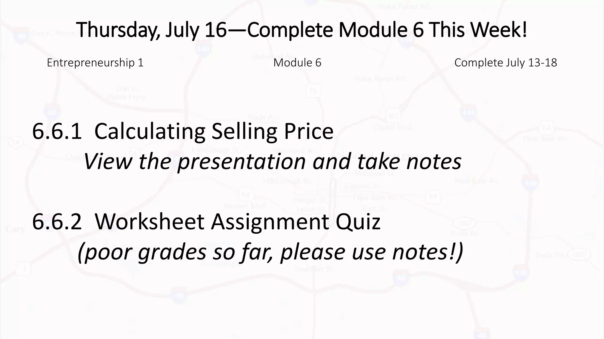 Module 6-assignments ppt | PPT