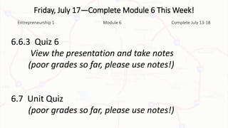 Module 6-assignments ppt | PPT