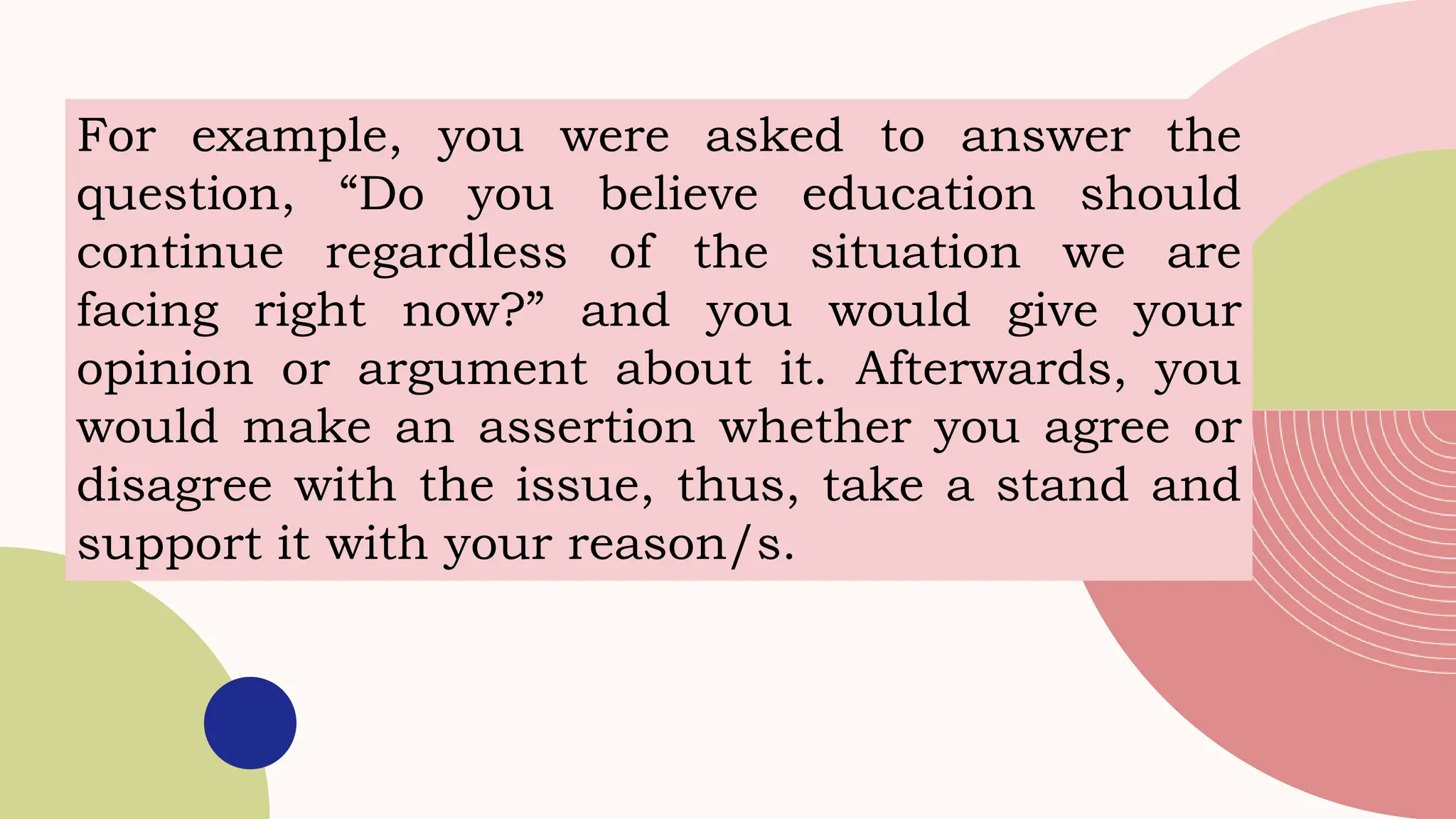 Module 6 Evaluative Statement Pptx Orosio Pptx