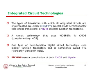 Module-6-Fixed-Function-Logic-Devices-PROF.pdf | Physics | Science