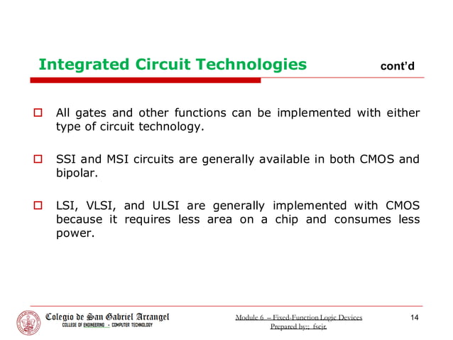 Module-6-Fixed-Function-Logic-Devices-PROF.pdf | Physics | Science