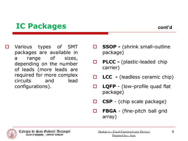 Module-6-Fixed-Function-Logic-Devices-PROF.pdf | Physics | Science