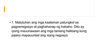 MODULE 7-Kahalagahan ng Pag-aaral bilang Paghahanda Sa Pagnenegosyo at ...
